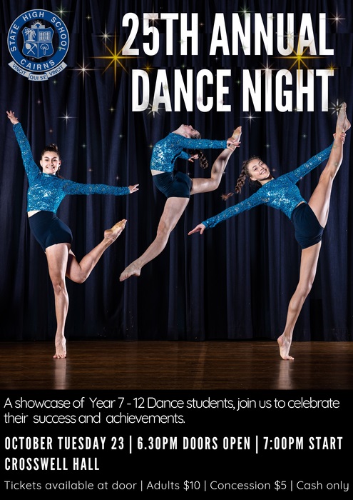 Cairns Events - Event Details - CSHS 25th annual Dance Night